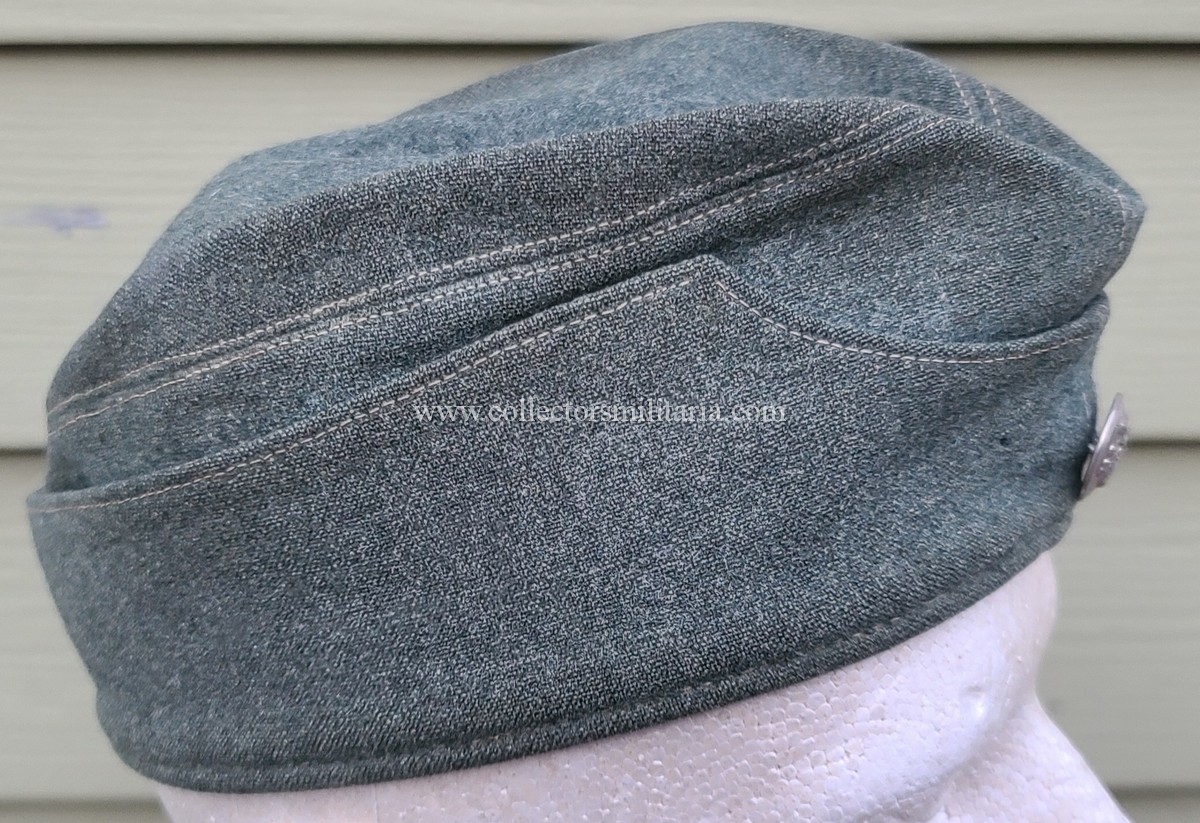 A Rare Warn Feld Grau SS VT M34 Overseas Cap