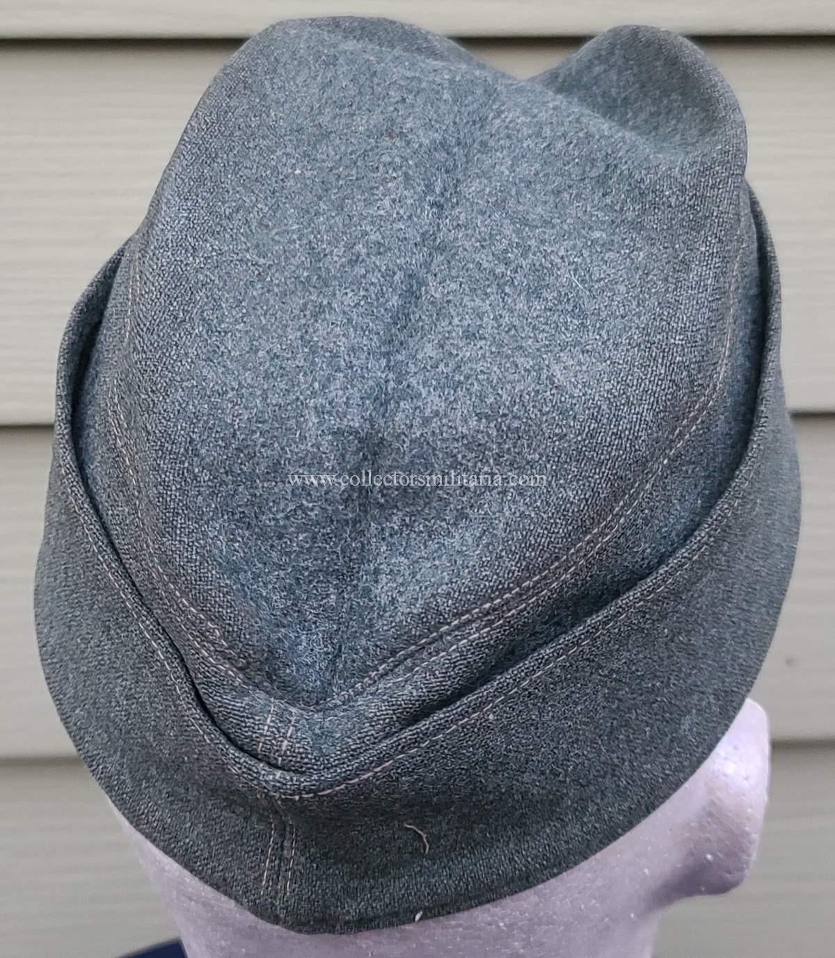 A Rare Warn Feld Grau SS VT M34 Overseas Cap