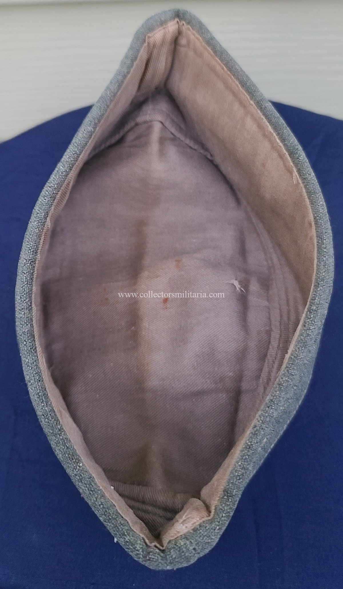 A Rare Warn Feld Grau SS VT M34 Overseas Cap